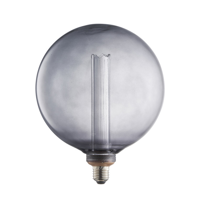 Symple Stuff 2.8W E27 ES XL Smoke Globe LED Non-Dimmable - 55lm 2000K Warm White | Wayfair.co.uk